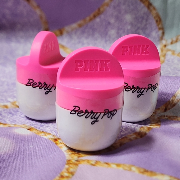 Victoria's Secret | Makeup | 3 New Victorias Secret Pink Lip Balm Berry ...